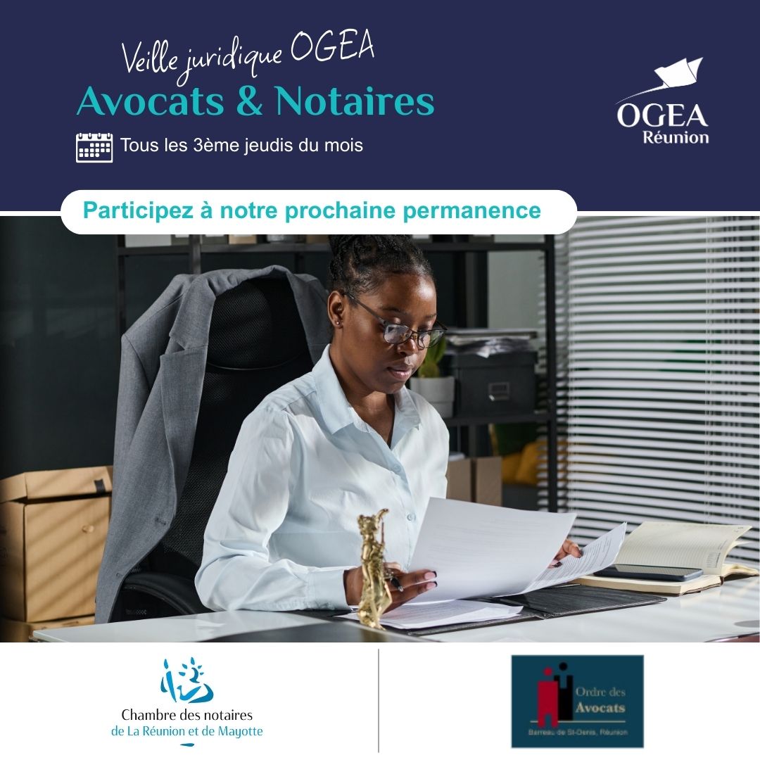 OGEA - Les permanences des Avocats et des notaires - La Réunion 974